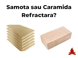Care este diferenta dintre samota si caramida refractara